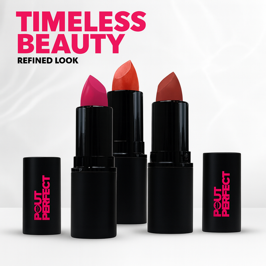 Pout Perfect—Bold Colors, Clean Beauty—Your Iconic Lip Awaits 💋